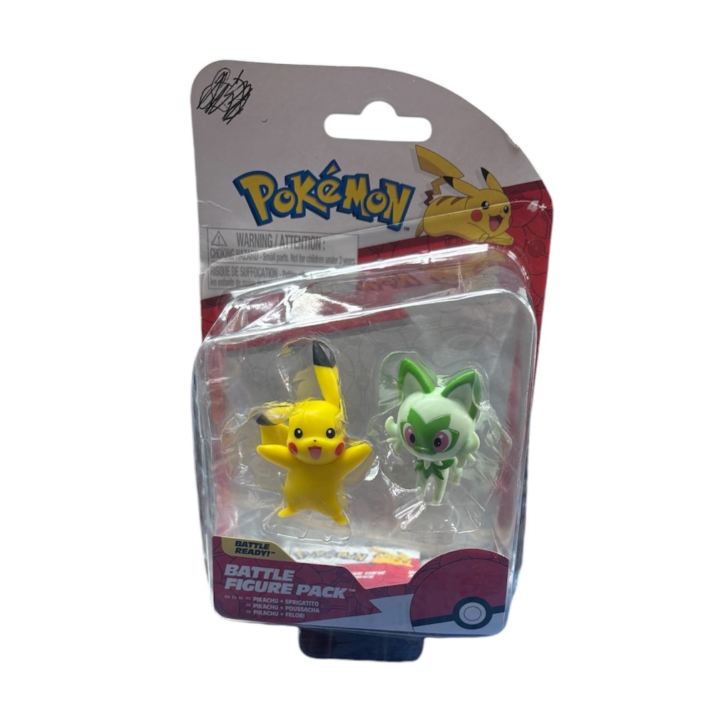Pokemon Battle Figure Pack Pikachu + Sprigatito - Own4Less